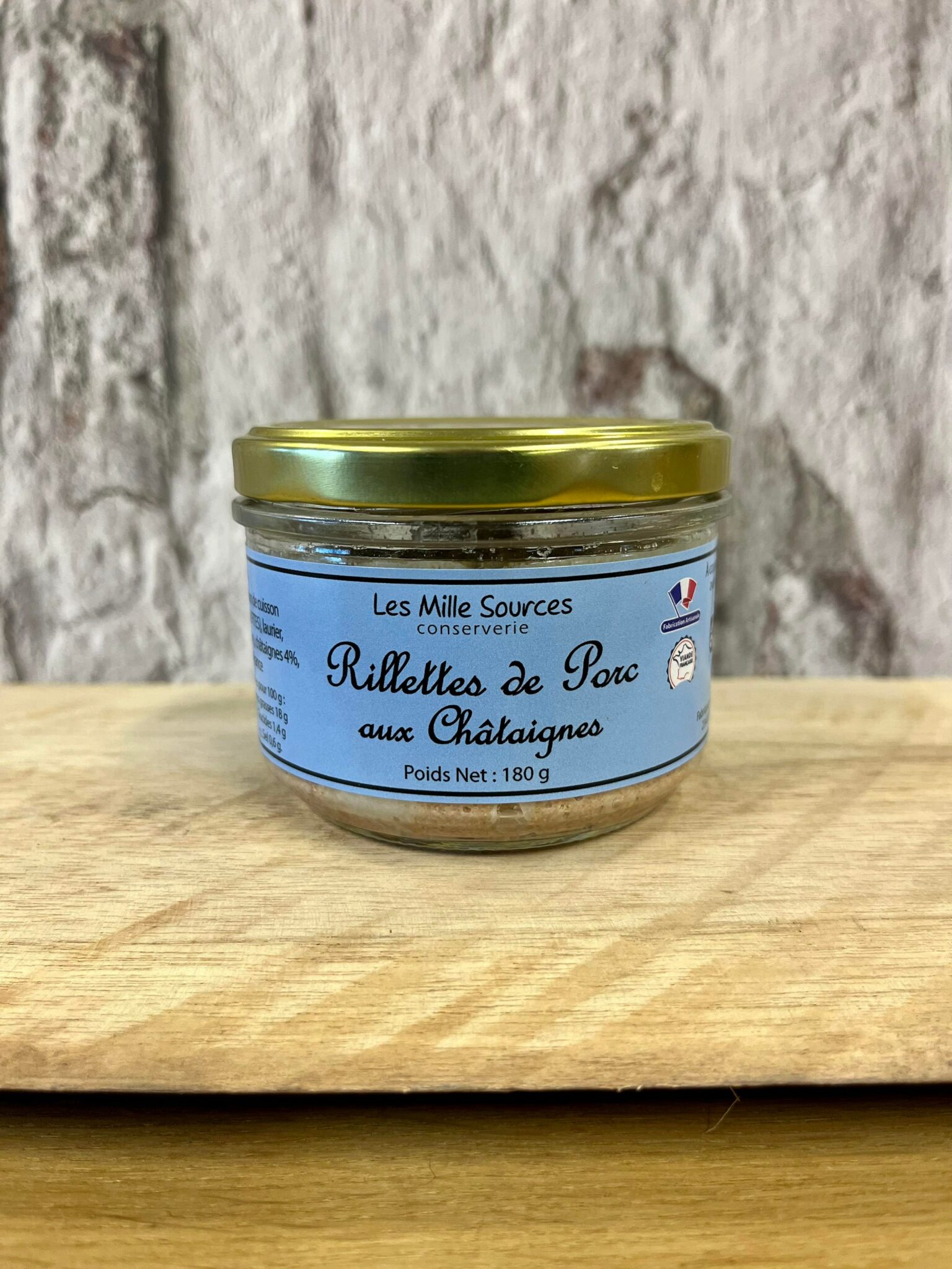 Rillettes de Porc aux châtaignes - Saucisson Lyonnais