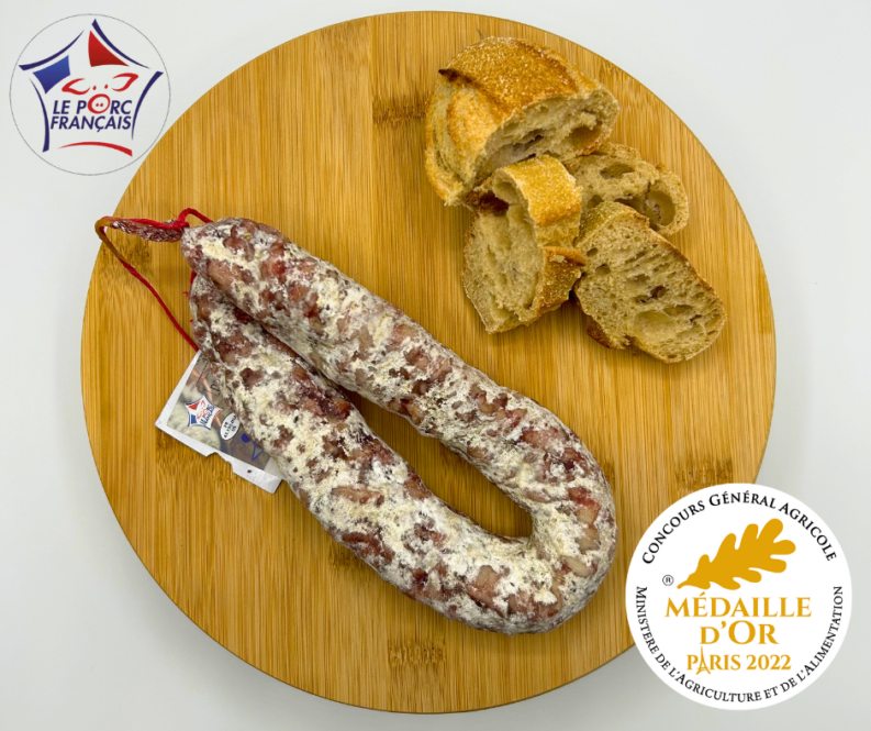 Saucisse Sèche Auvergne Artisanale - Médaillée CGA Paris 2016